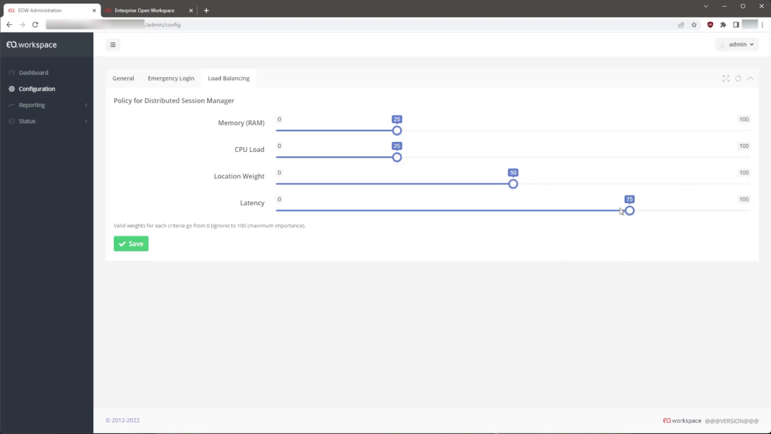 Dsm Advanced Load Balancing Eow Eoworkspace Virtual Applications