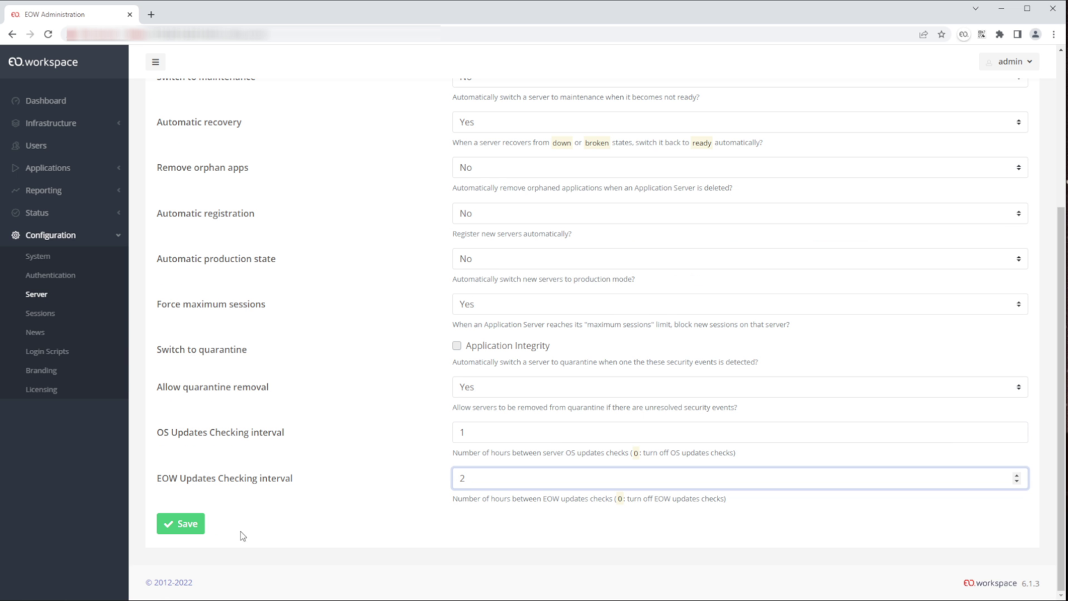 Update Management - EOW - EO.workspace Virtual Applications And Desktops